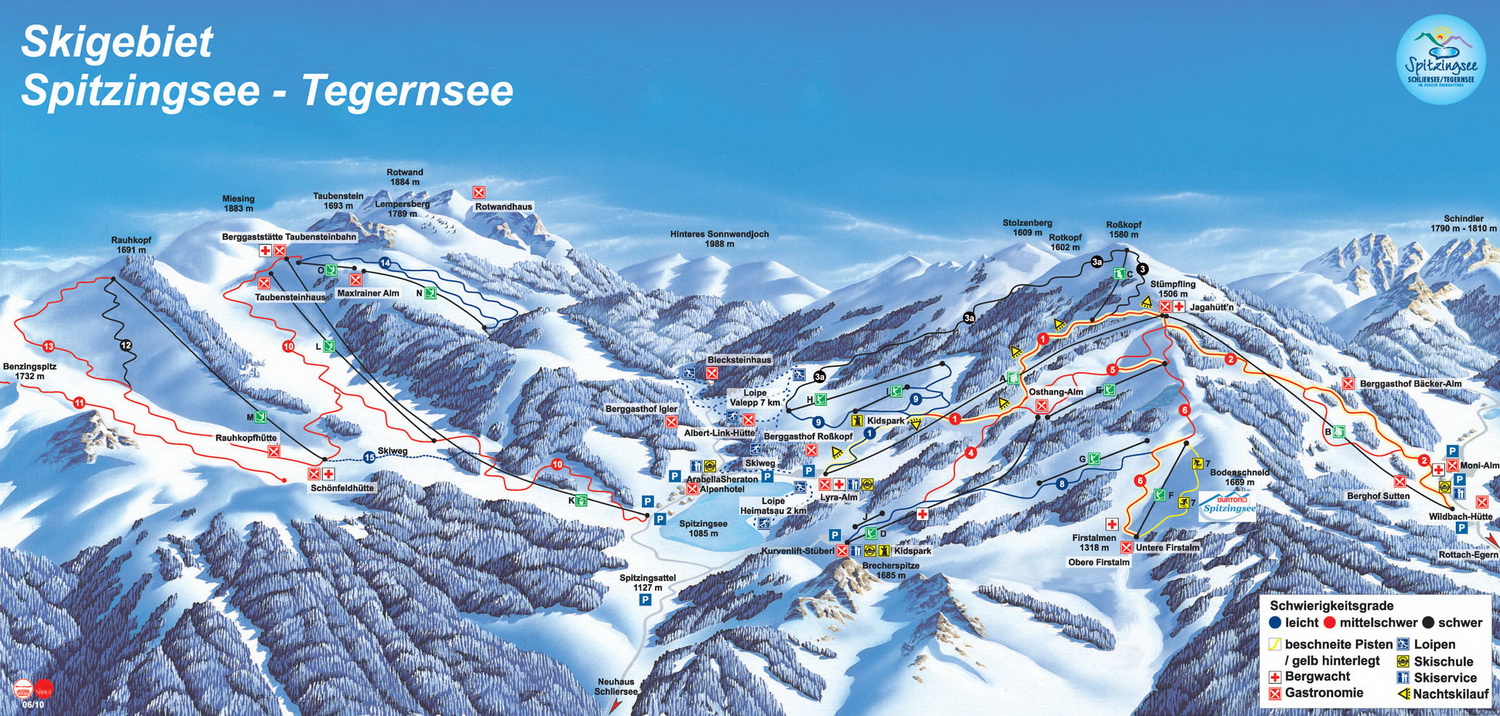 Skigebiet Spitzingsee-Tegernsee Oberbayern Deutschland - Webcams ...